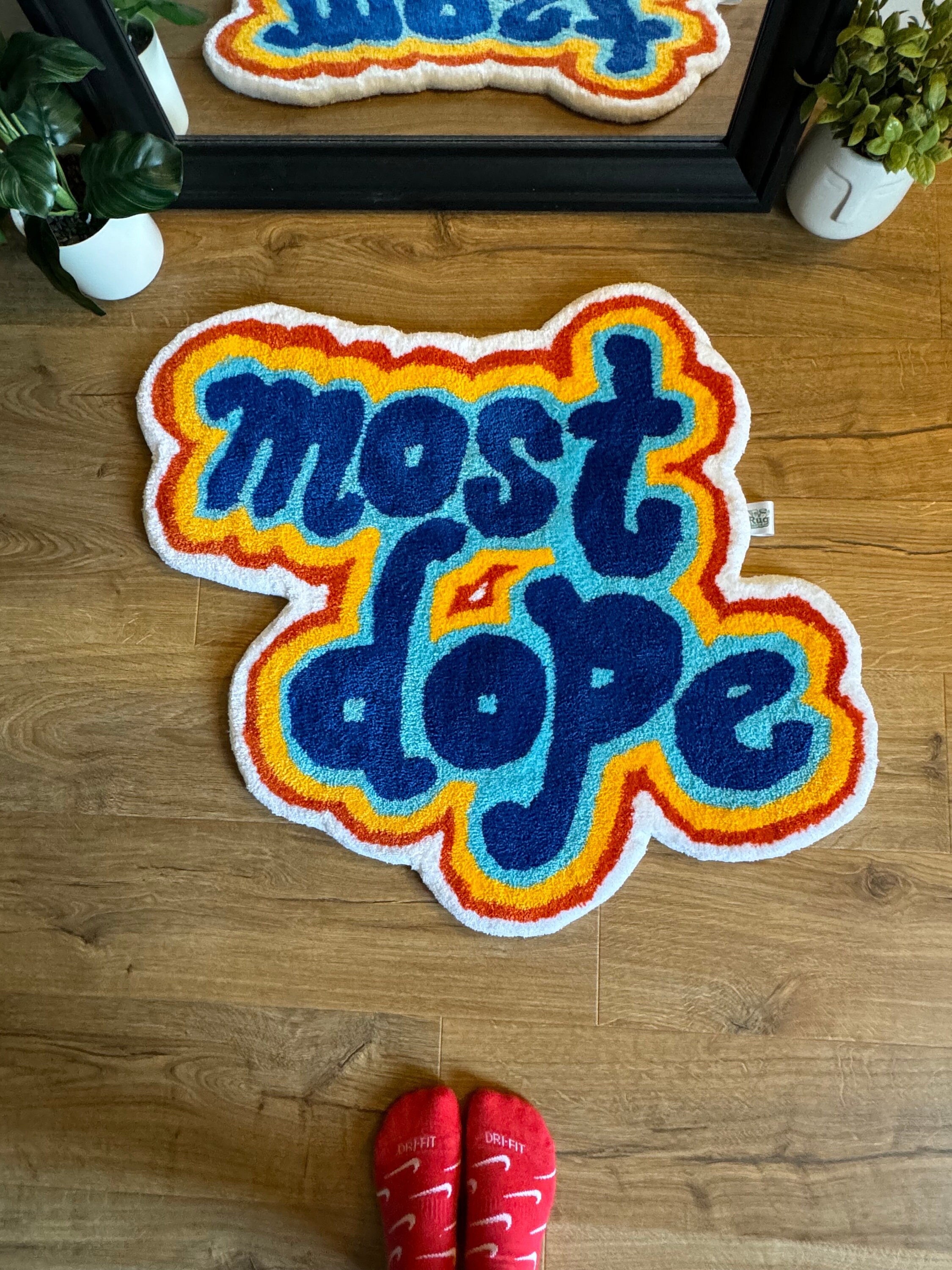 Custom Tufted Rugs Personlised Rugs Logo Rugs Handmade Circle Rug ...