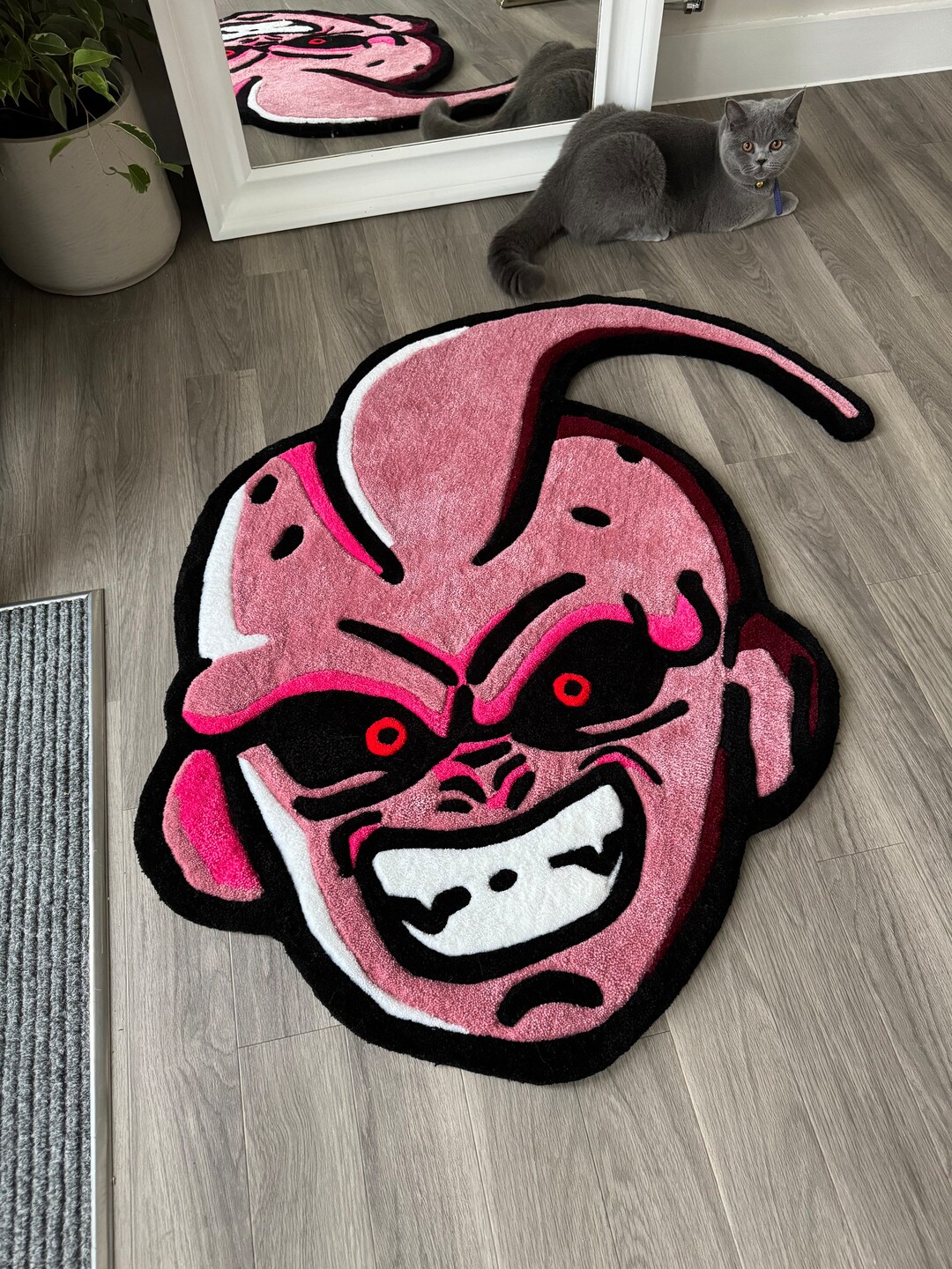 Handmade Dragonball Z Kid, Majin, Super Buu Tufted Rug - Etsy