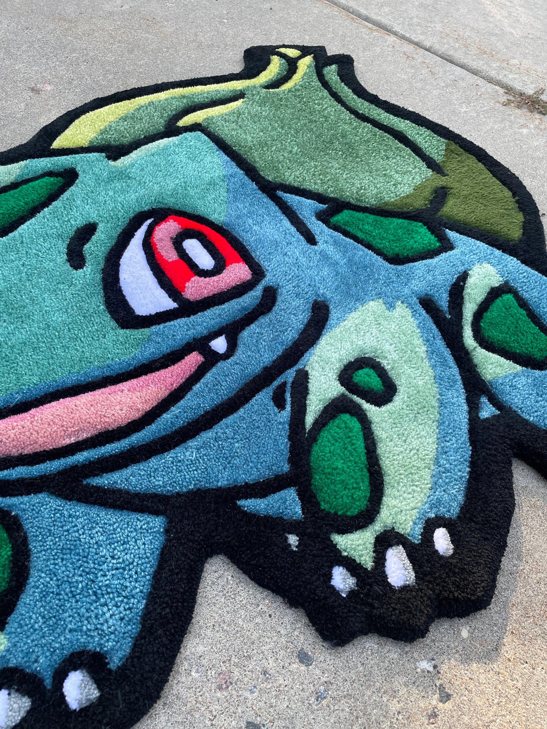 Pokémon Bulbasaur Tufted Rug - Etsy