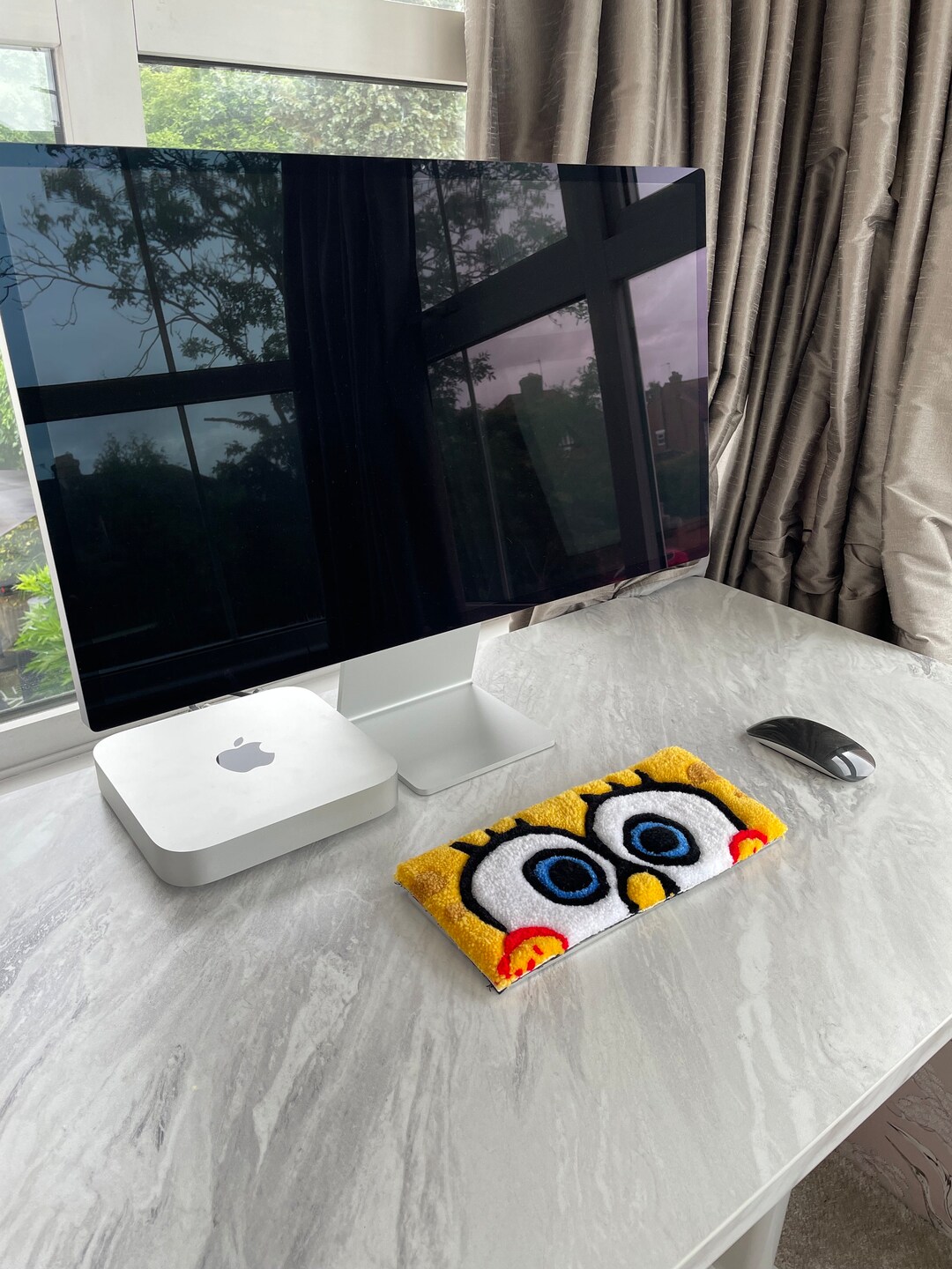 Spongebob Keyboard Handmade Tufted Rug Cover for PC and Mac - Etsy UK