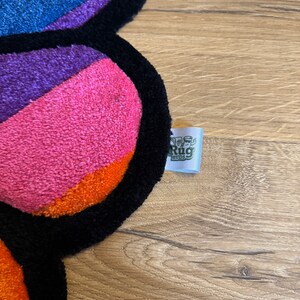 Handmade Tufted Rainbow Flower Face - Etsy