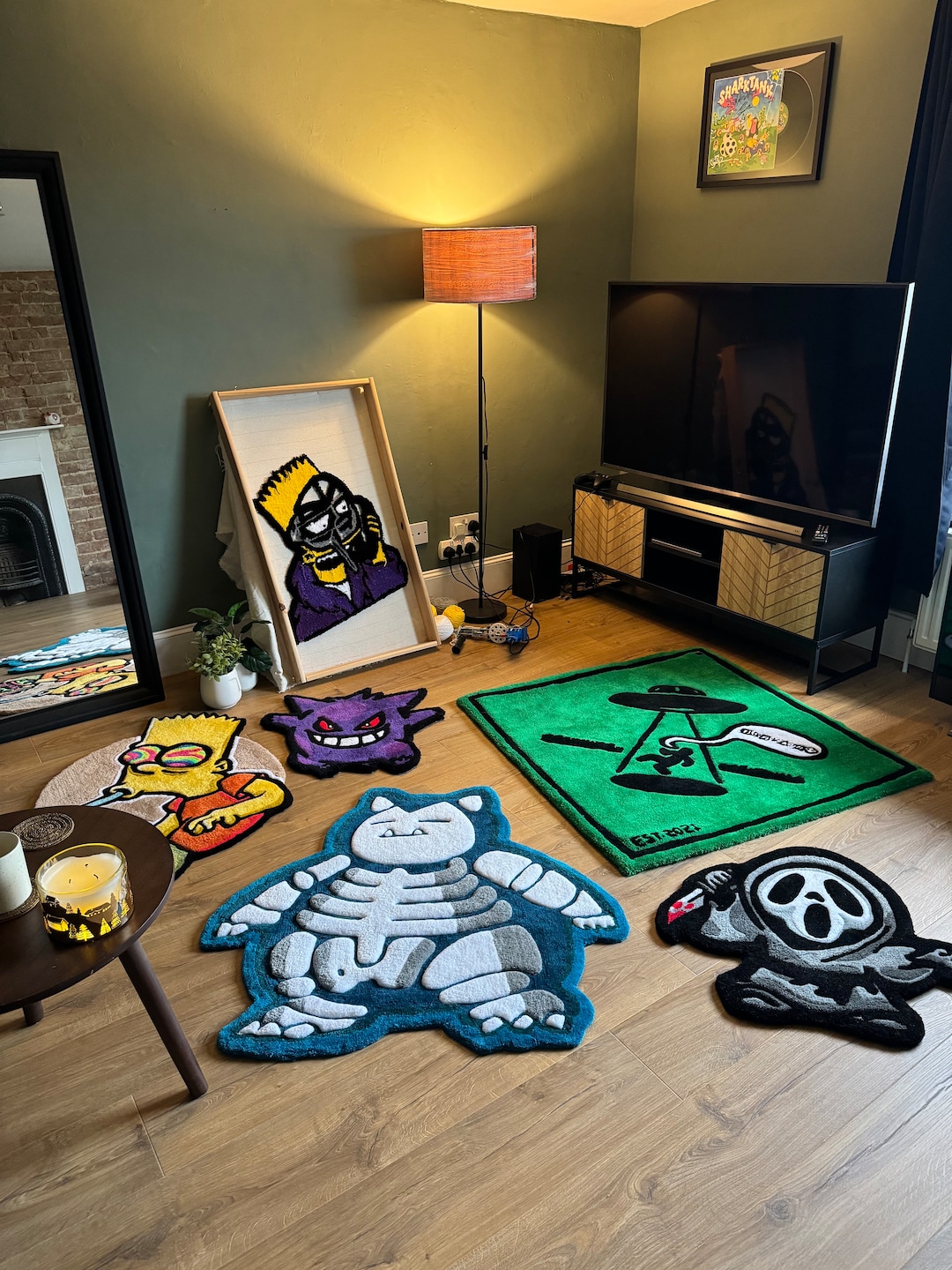 Custom Tufted Rugs - Personlised Rugs - Logo Rugs - Handmade - Circle ...