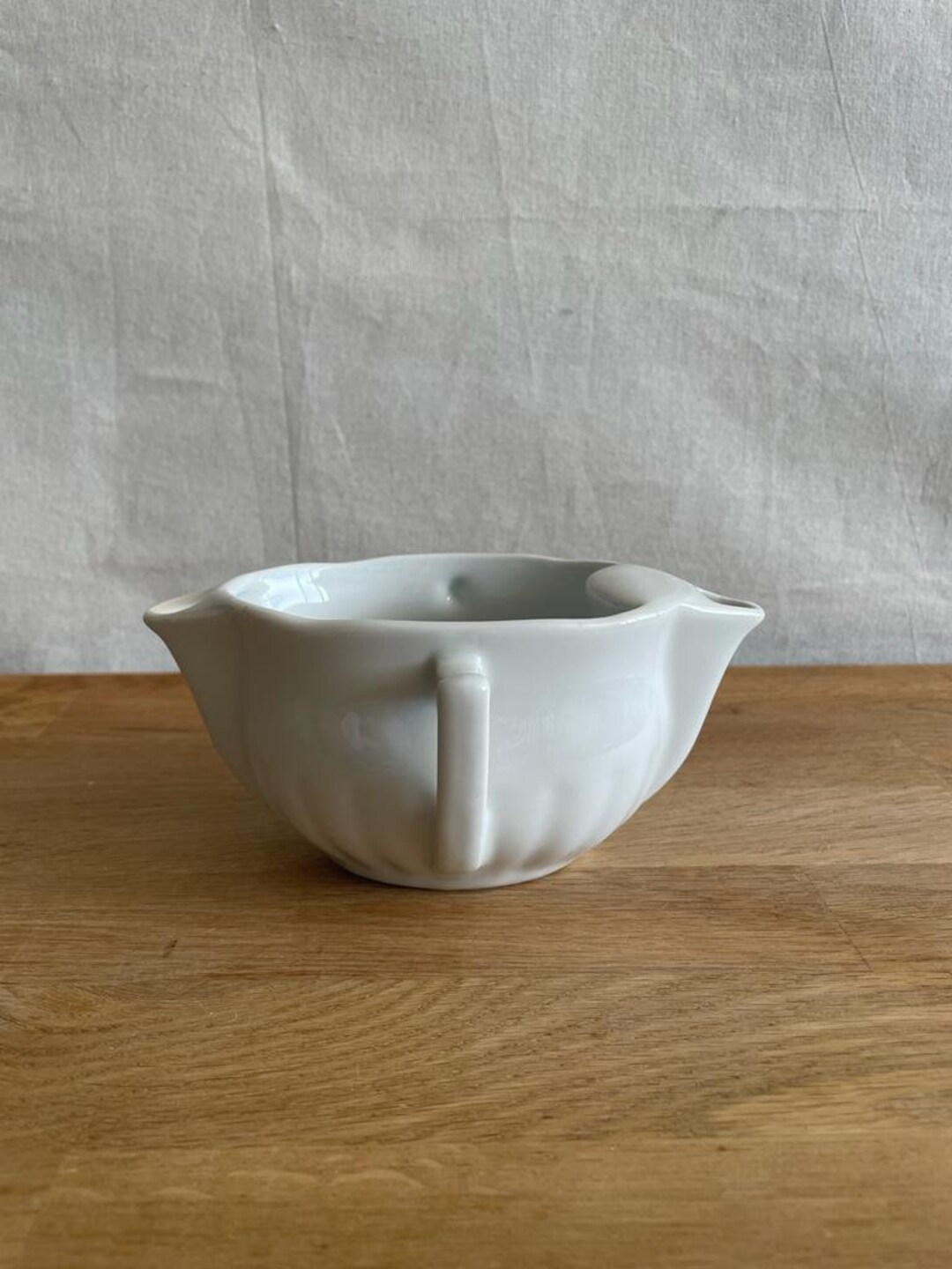 French Ironstone, French Ironstone Saucière, Double Sided Gravy Boat - Etsy