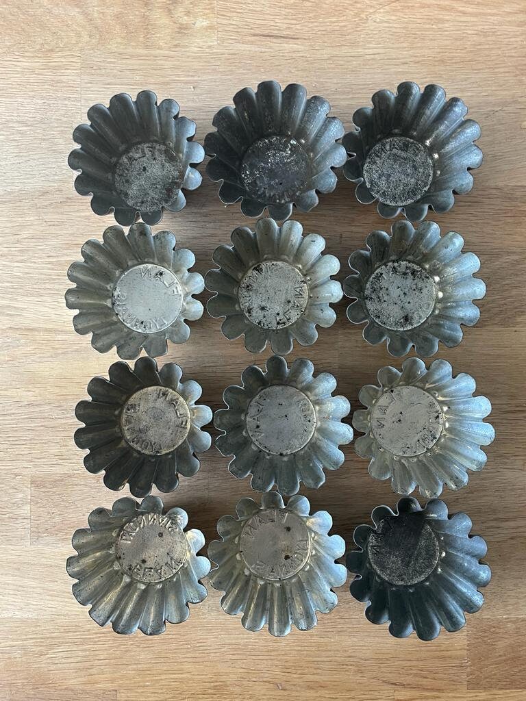 Vintage French/flan Lyonnais/old Metal Mold/brioche Mold/1950s Lot - Etsy