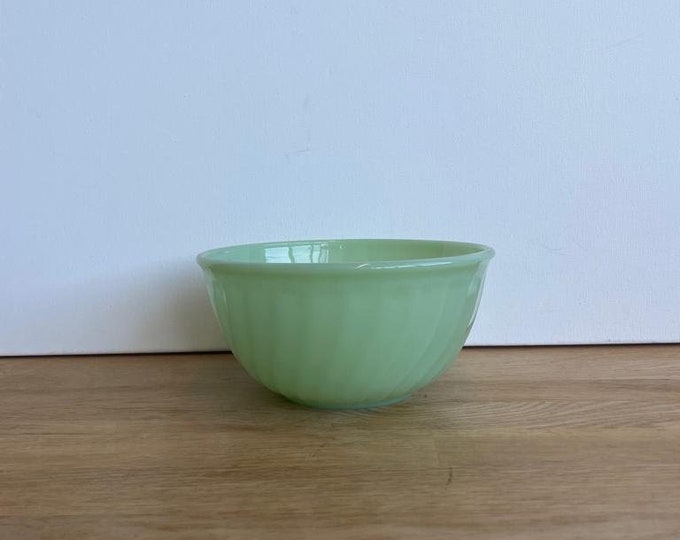 Vintage Fire King Ware Jadeite Glass Mixing Bowl - Etsy
