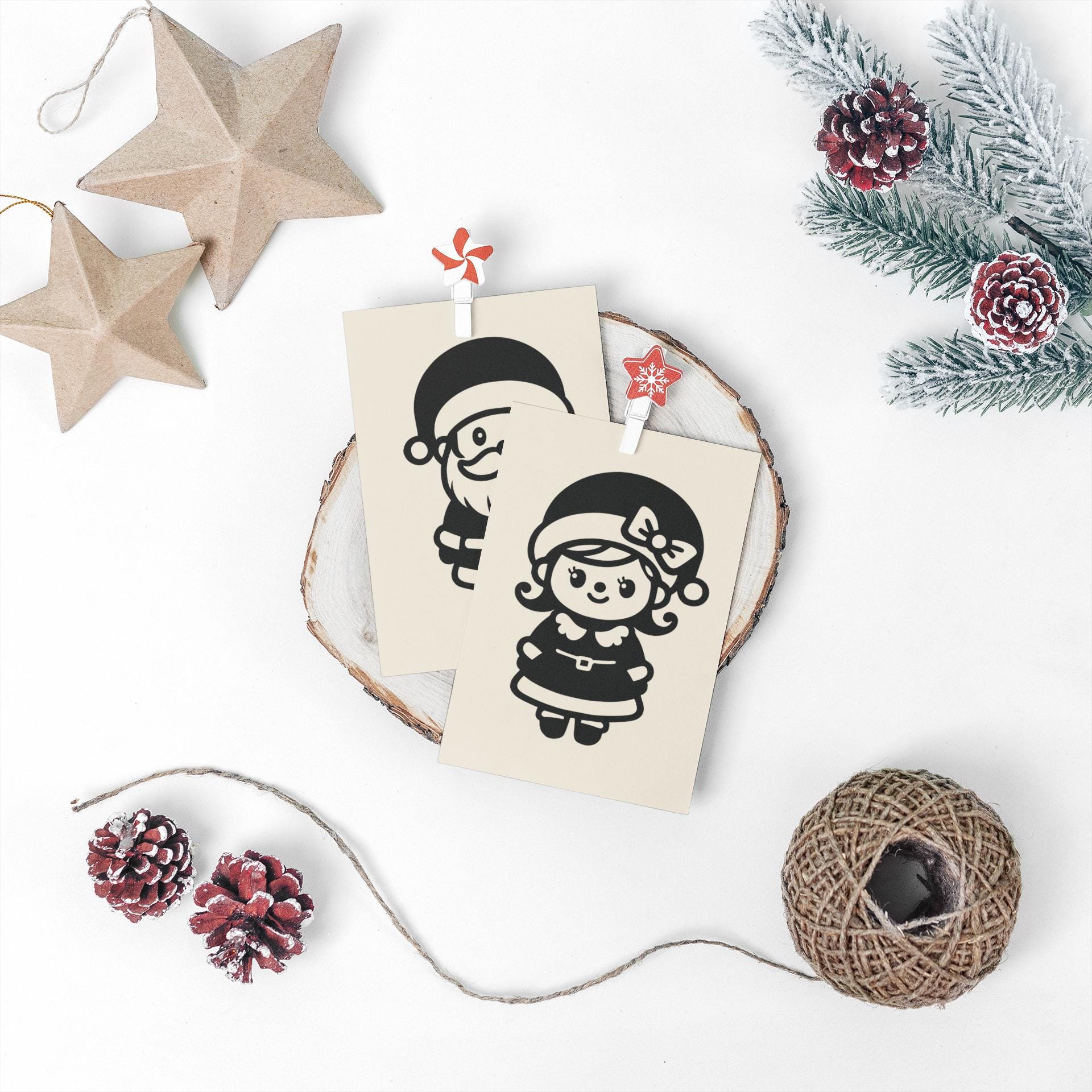 Mr and Mrs Clause SVG, Christmas Svg, Cute Santa Clause Clip Art, Mrs ...