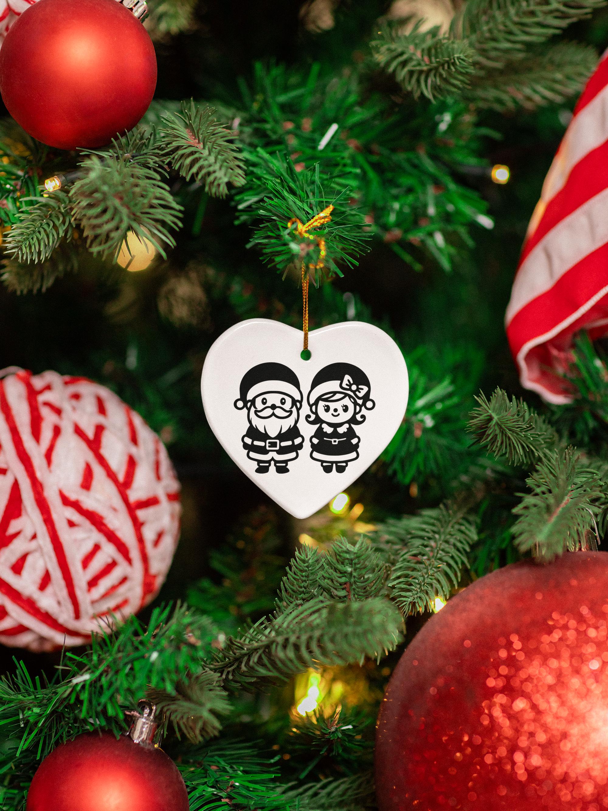 Mr and Mrs Clause SVG, Christmas Svg, Cute Santa Clause Clip Art, Mrs ...