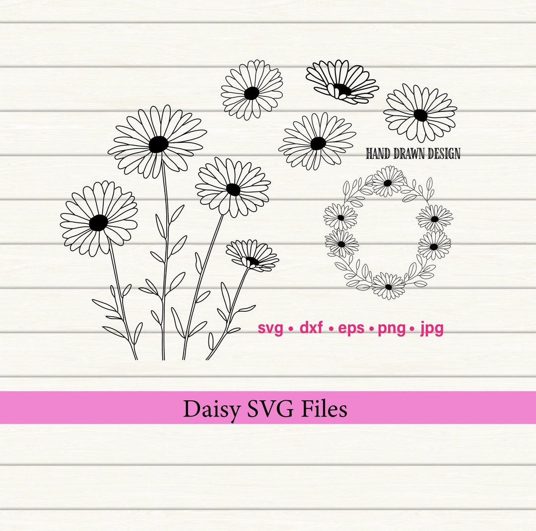 Daisy SVG, Daisy Flower SVG, Daisy SVG Bundle, Gerber Daisy Svg, Daisy ...