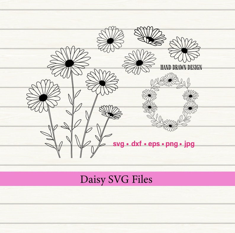 Daisy SVG, Daisy Flower SVG, Daisy SVG Bundle, Gerber Daisy Svg, Daisy ...
