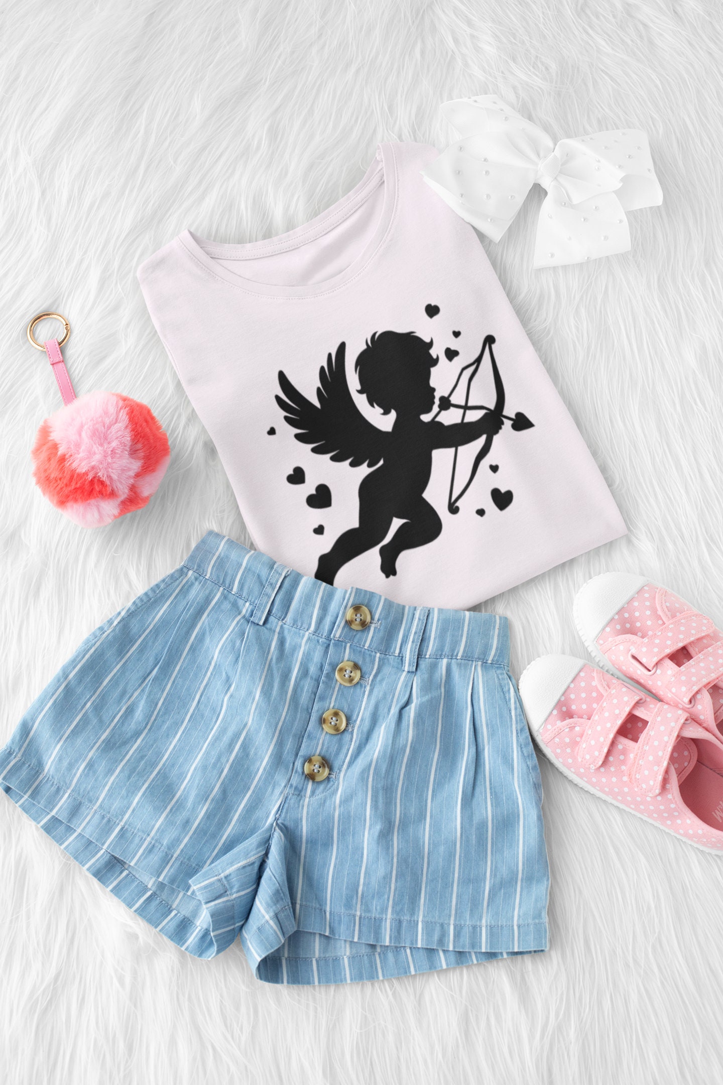 Cupid SVG, Cupid Silhouette SVG, Cupid Valentine SVG, Valentine's Day ...