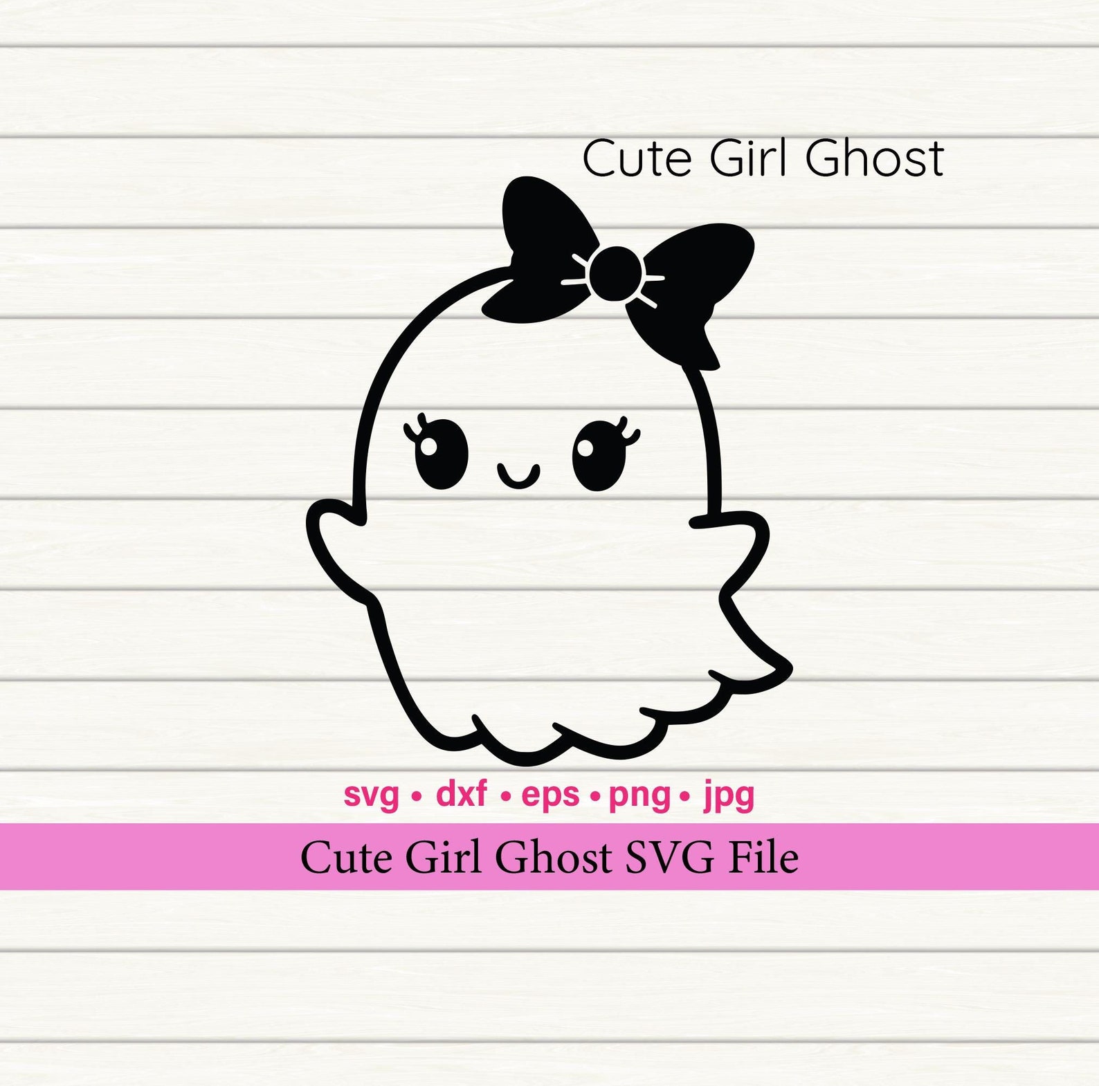 Girl Ghost SVG, Baby Ghost SVG, Girly Ghost SVG, Baby Halloween Svg ...