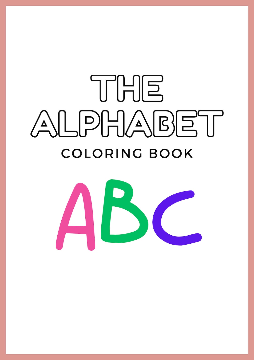 Colouring Alphabets A to Z Alphabetskids Colouring Alphabets - Etsy