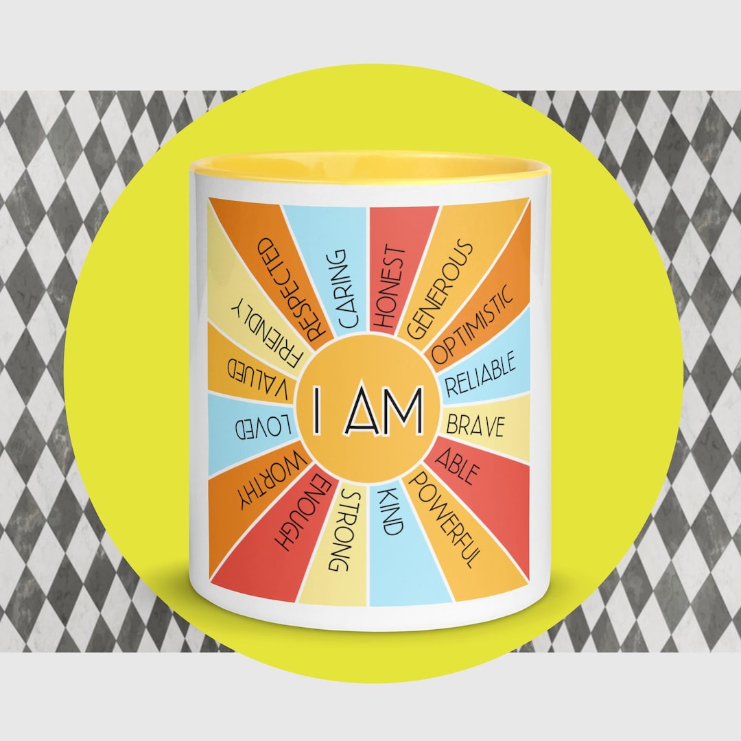 I SM Mug With Color Inside - Etsy