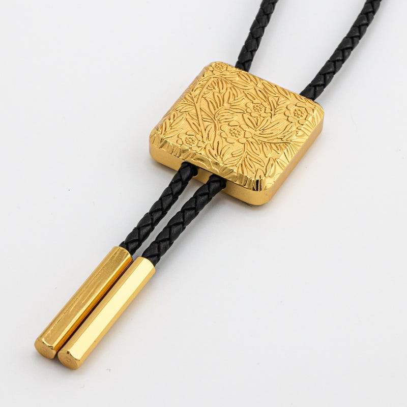Gold Bolo Tie - Etsy