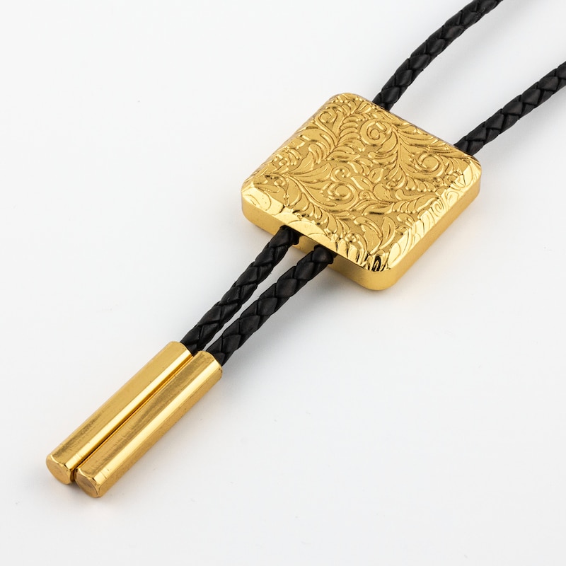 Gold Bolo Tie - Etsy