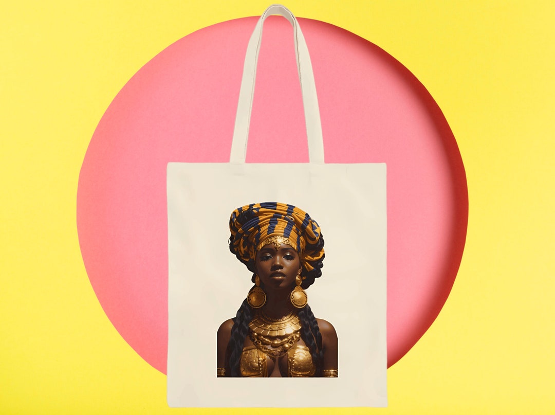 African Queen Tote Bag Africa United Afro Bag Azuma Bag Shoulder Bag Gift for Mom Afrofuturism ...