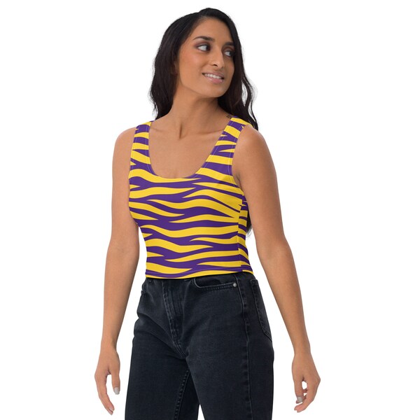Tiger Crop Top - Etsy