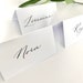 Handwritten Calligraphy Place Cards (first Names Only) | Minimalist ...