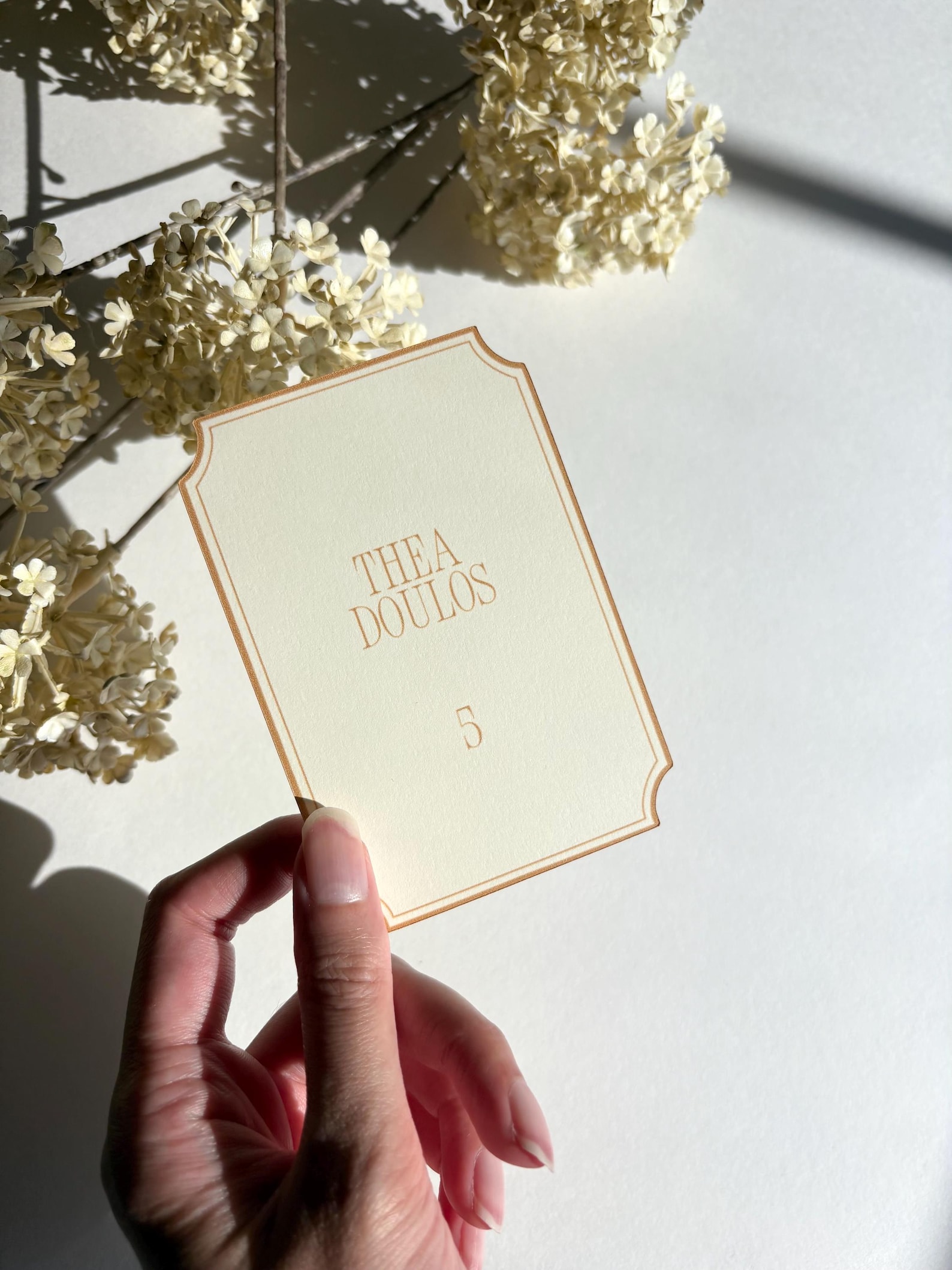 Modern Printed Place Cards With Table Assignments for Weddings ...