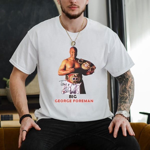 George Foreman Shirt - Etsy