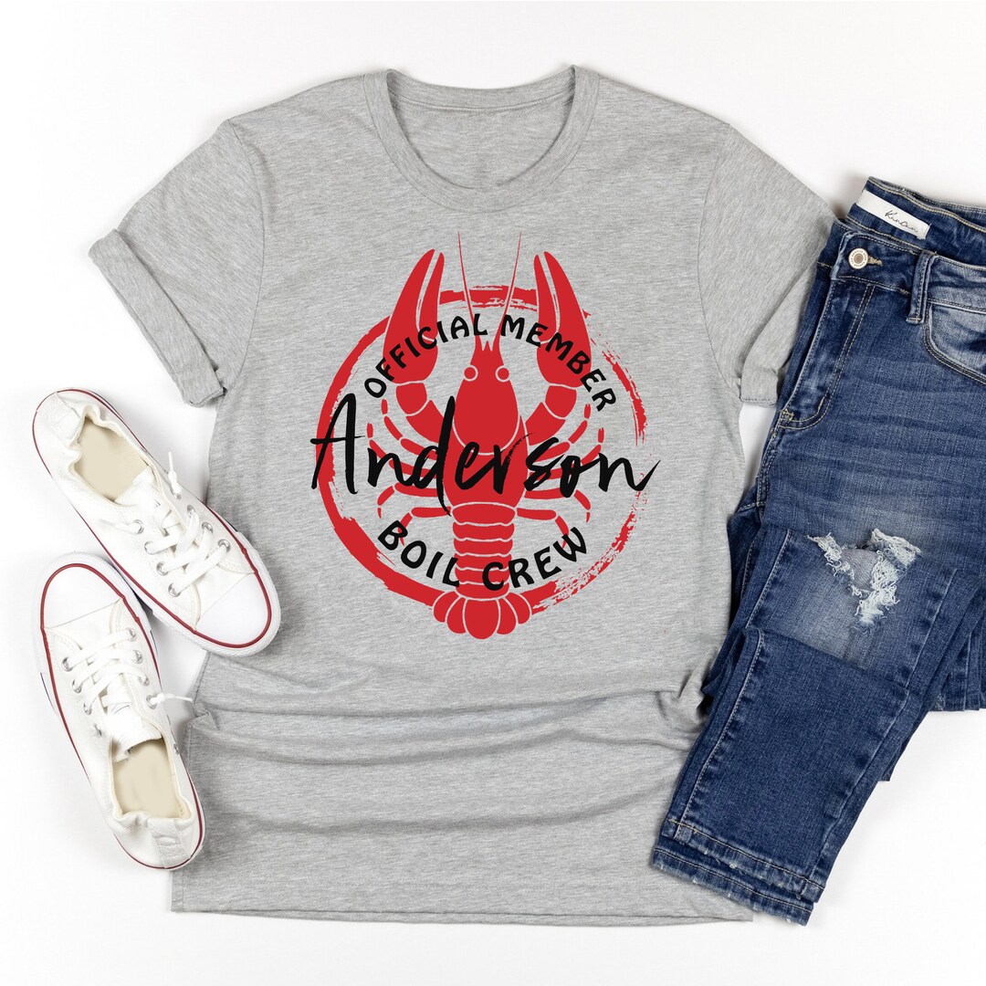 Personalized Official Member Boil Crew Shirt, Crawfish Season Tshirt ...