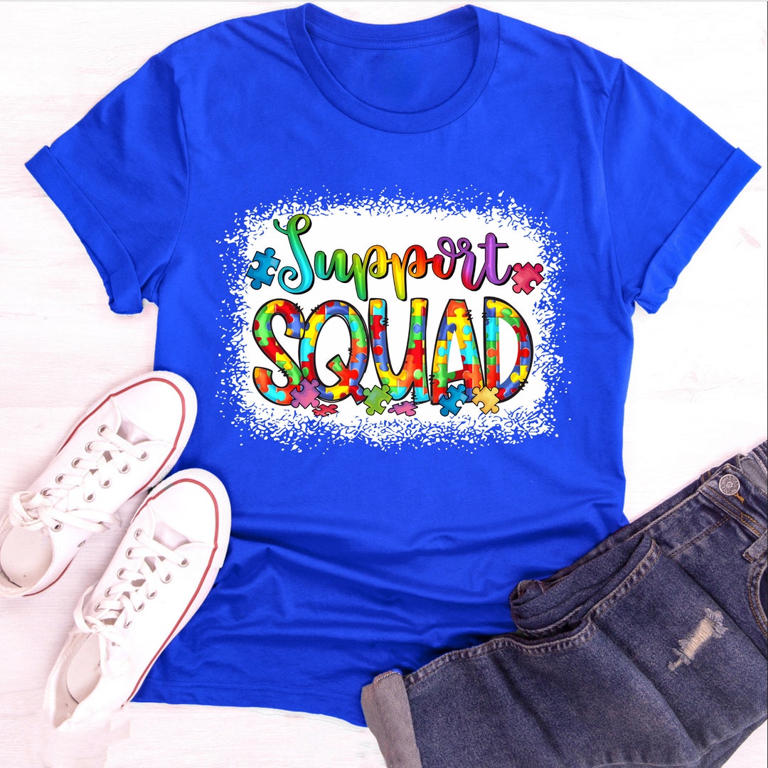 Autism Support Squad Shirt, Autism Squad Tshirt, Blue Shirt for Autism ...