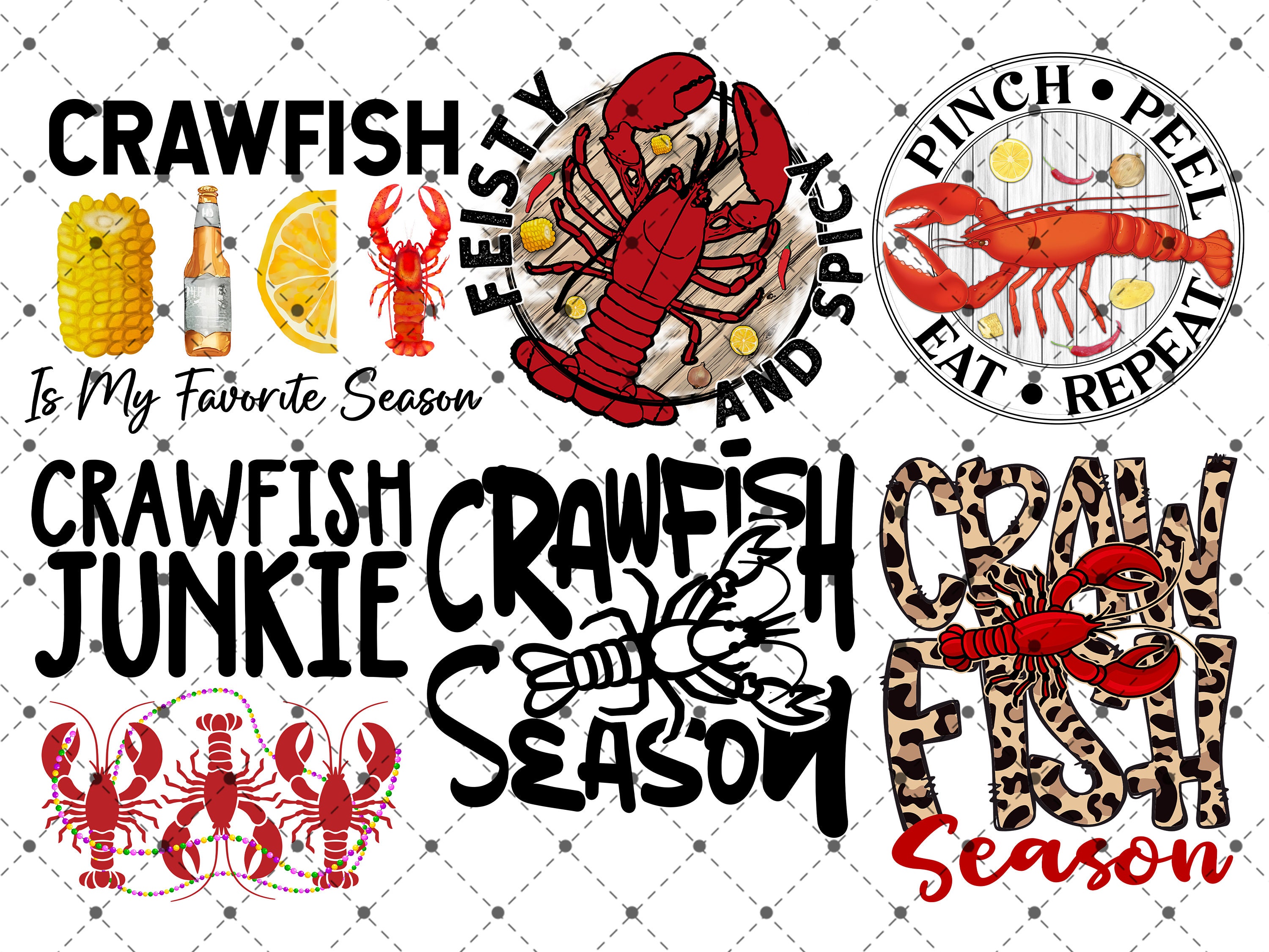 Crawfish Season Png, Crawfish Png Sublimation Design Download, Happy ...