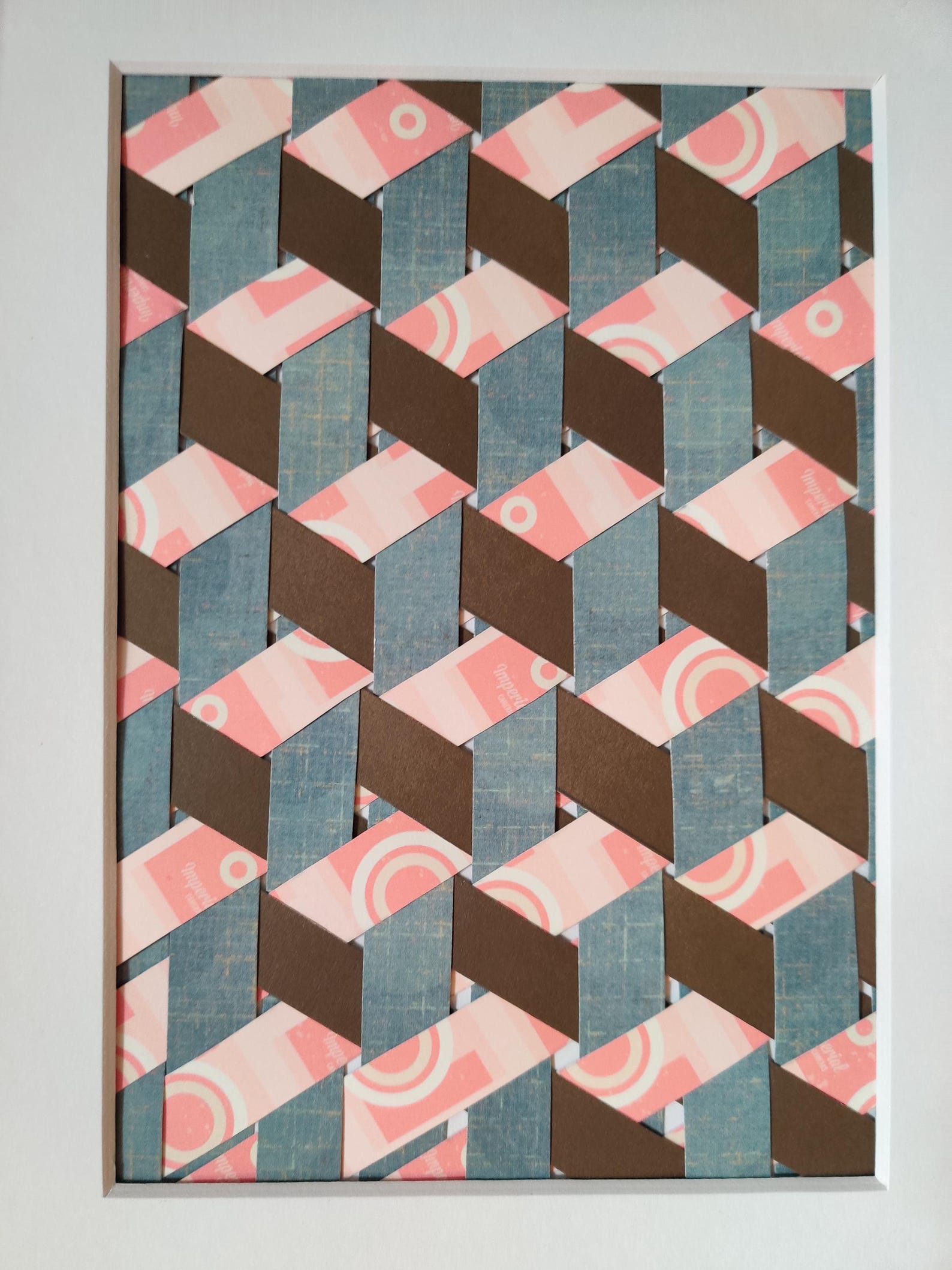 Cubes Wall Art - Weaving Paper - Handmade - Etsy