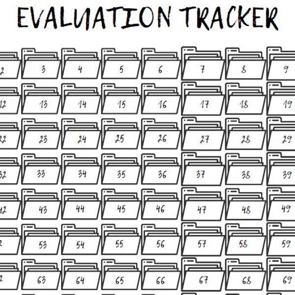 Evaluation Tracker - Etsy