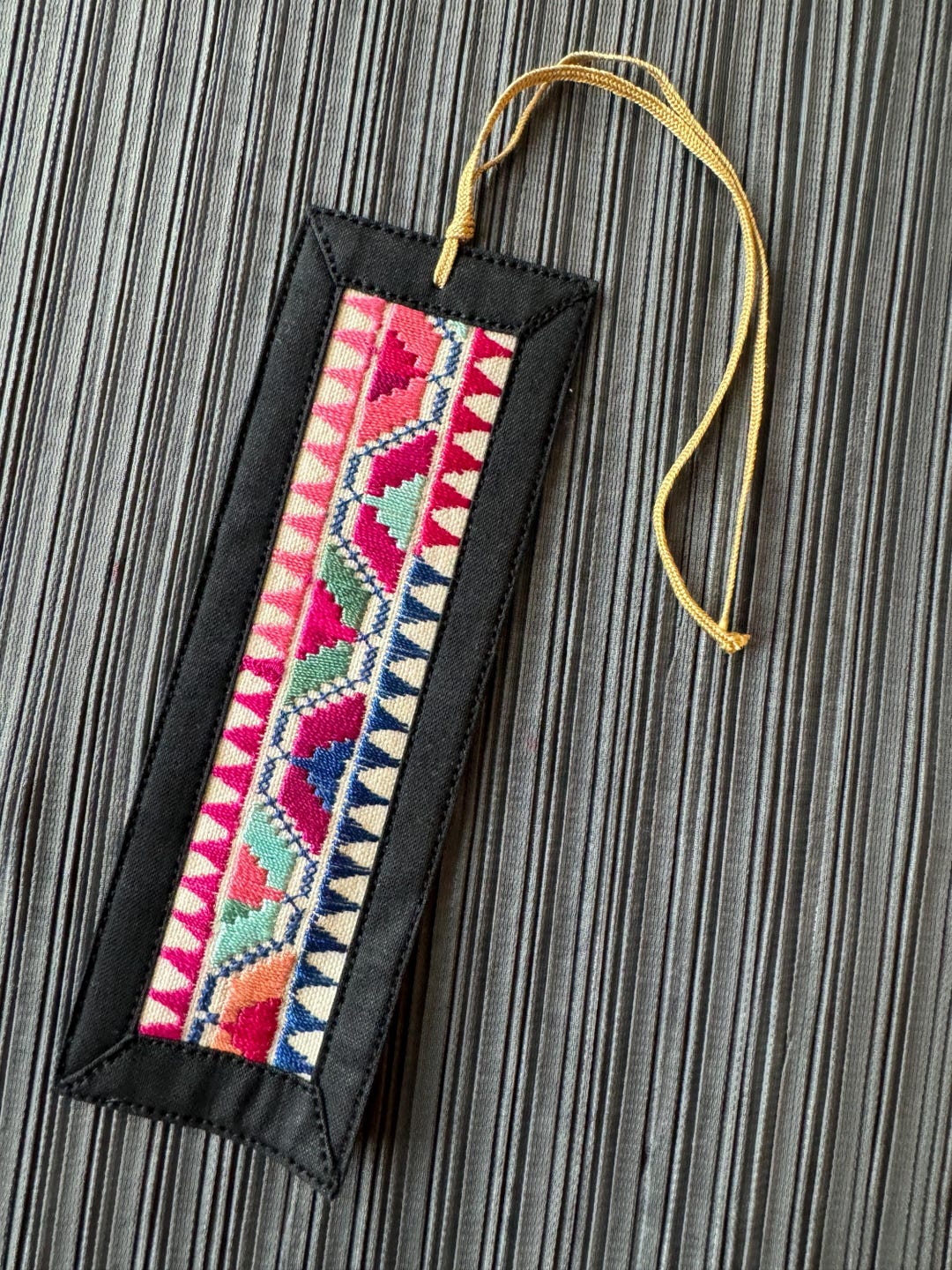 Book Mark, Geomatric Embroidery Book Marks, Unique Gift - Etsy