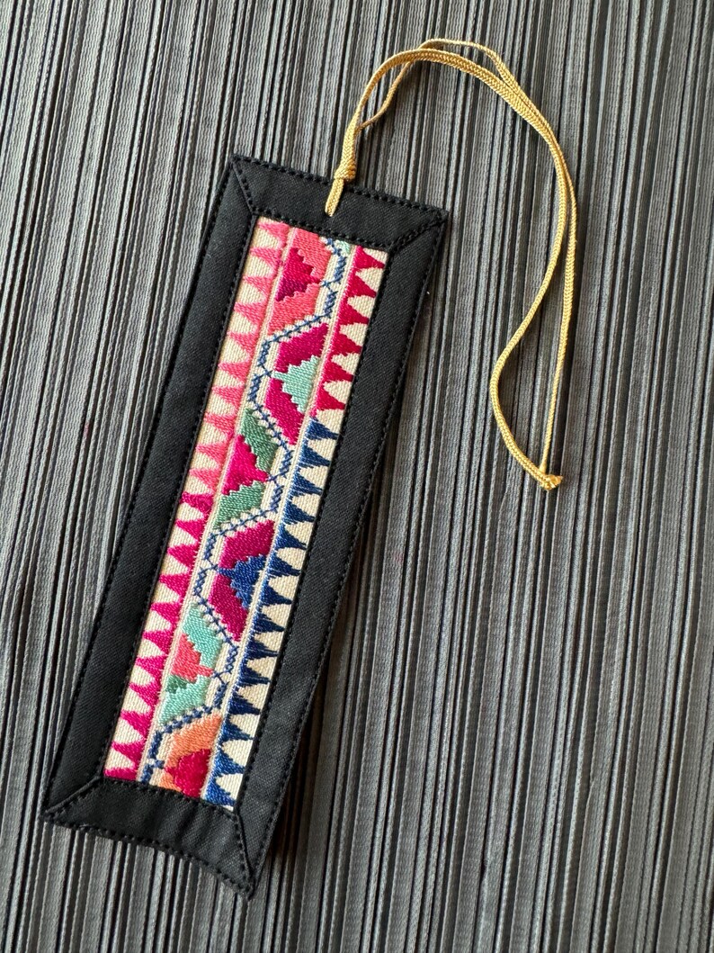 Book Mark, Geomatric Embroidery Book Marks, Unique Gift - Etsy