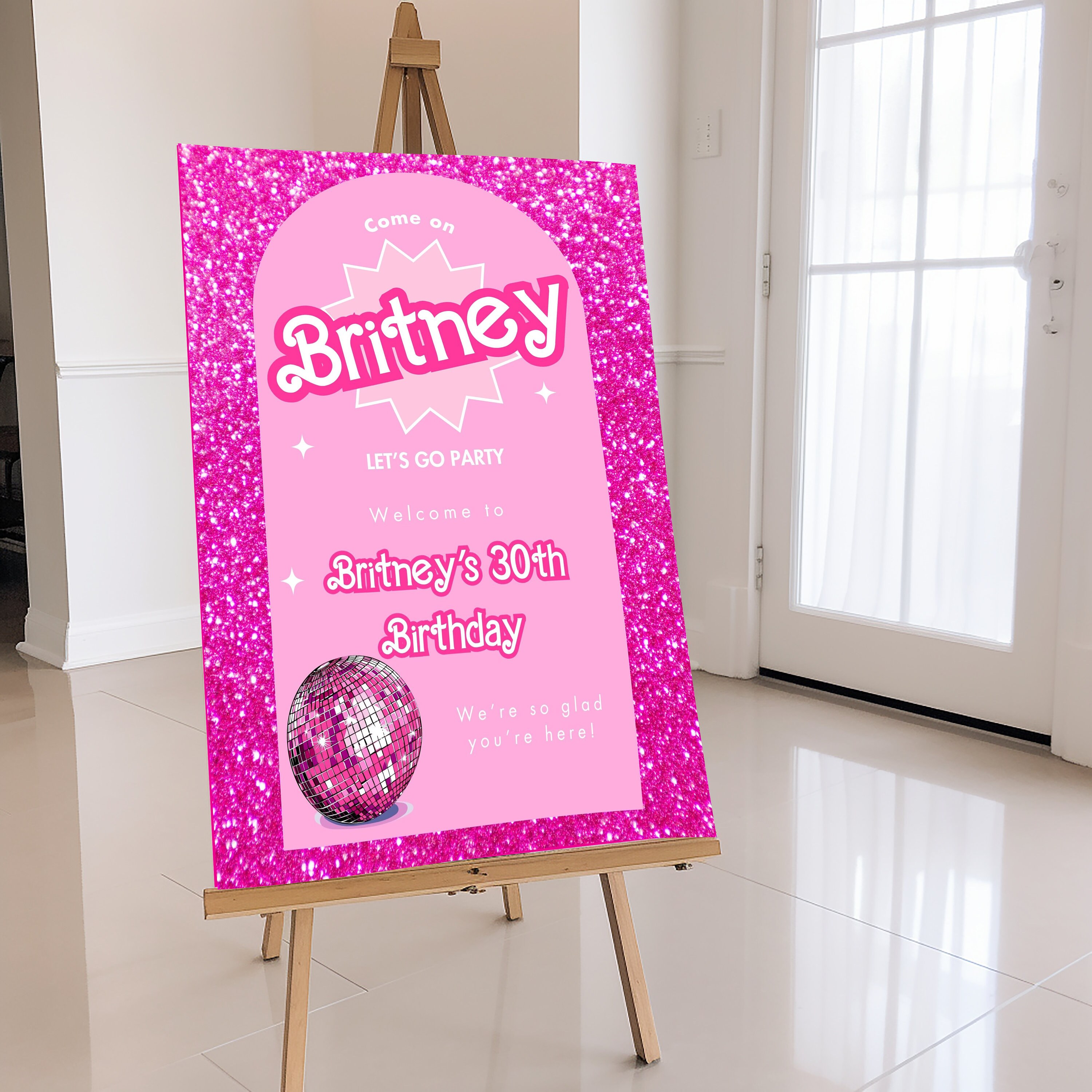 Custom Large Birthday Sign Made to Order Personalized Birthday Poster ...