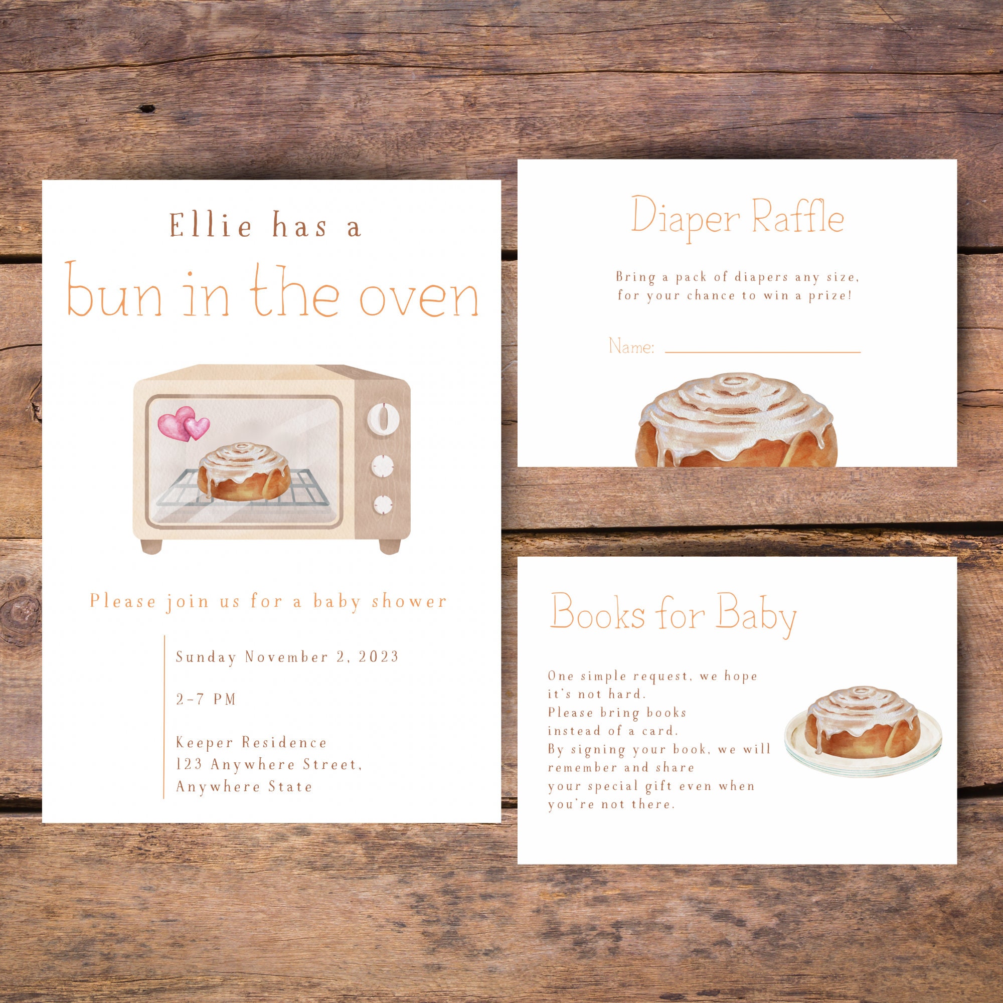 Bun In The Oven Baby Shower