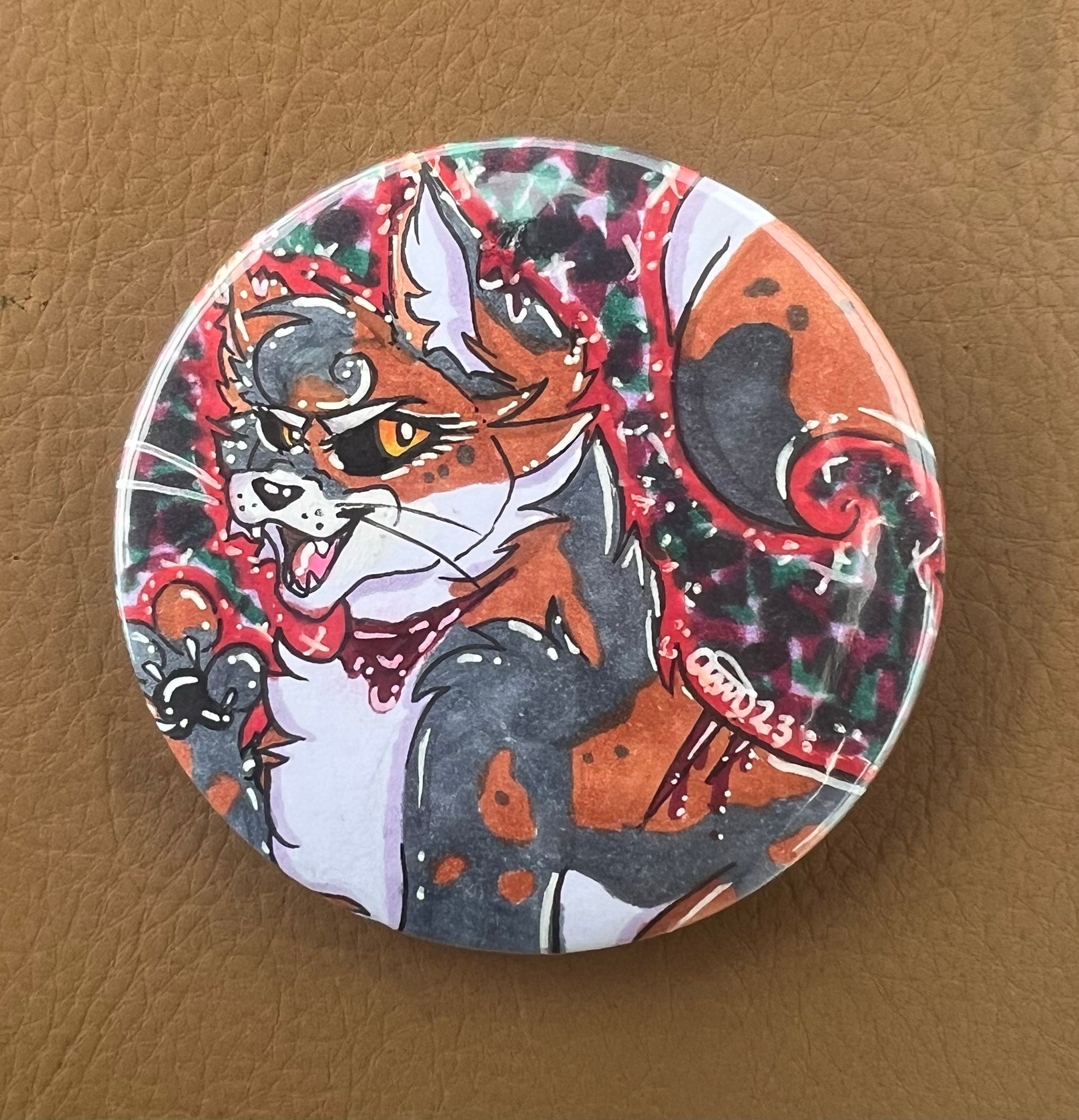 Warrior Cats Hand Drawn Pinback Buttons & CUSTOM OPTION - Etsy