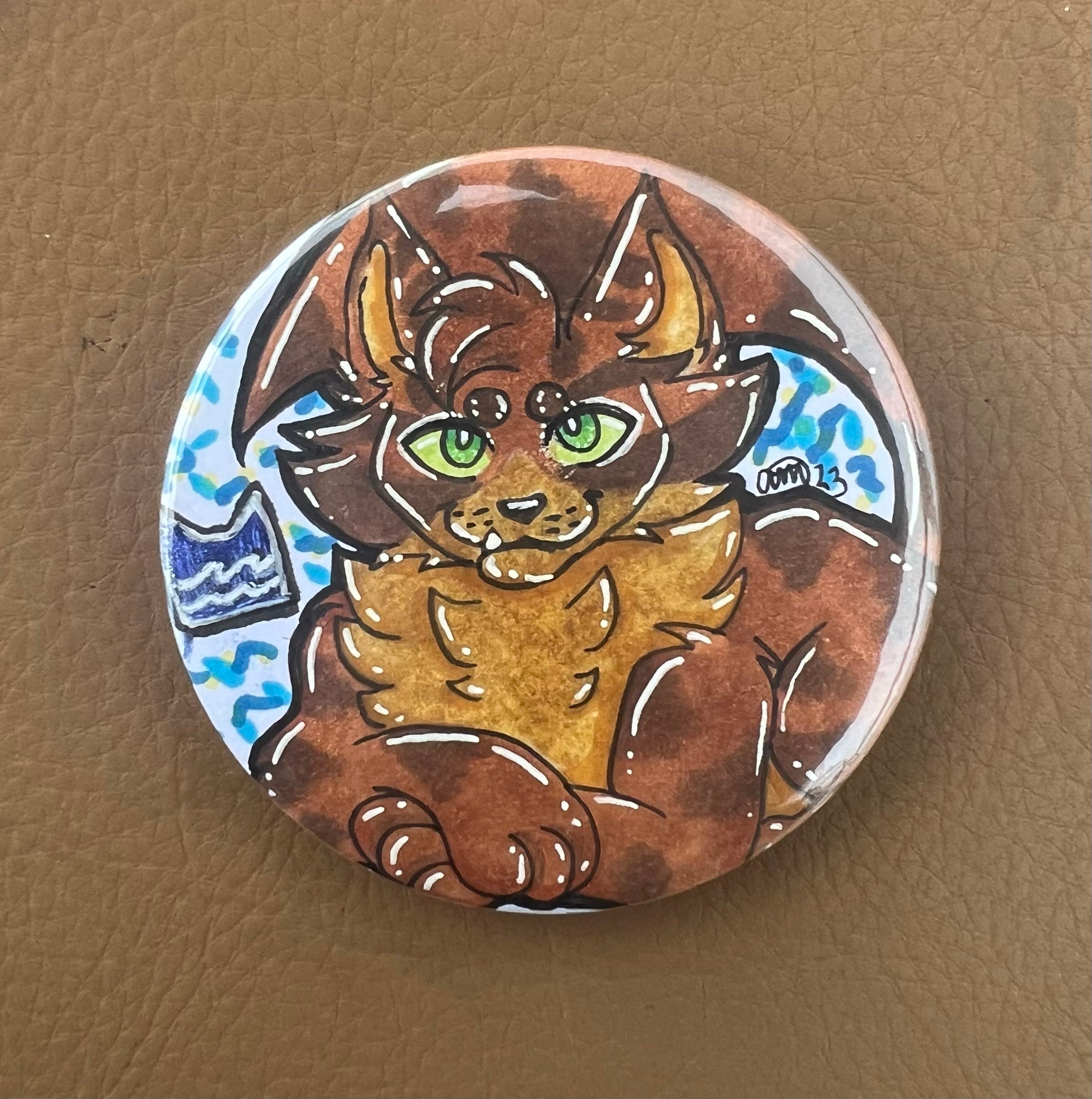 Warrior Cats Hand Drawn Pinback Buttons & CUSTOM OPTION - Etsy