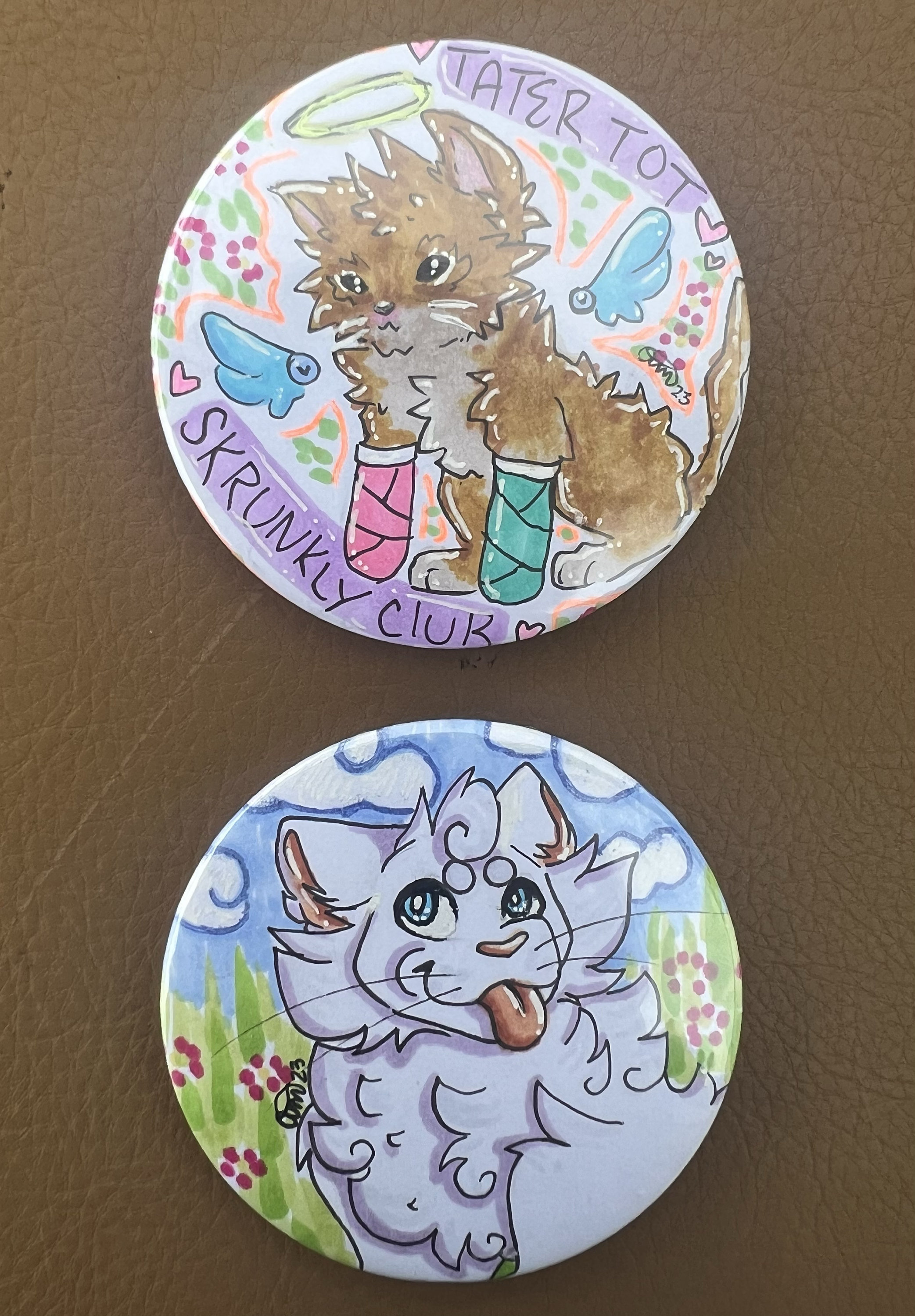 Warrior Cats Hand Drawn Pinback Buttons & CUSTOM OPTION - Etsy