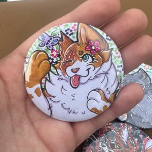 Warrior Cats Hand Drawn Pinback Buttons (& CUSTOM OPTION!) - Etsy UK