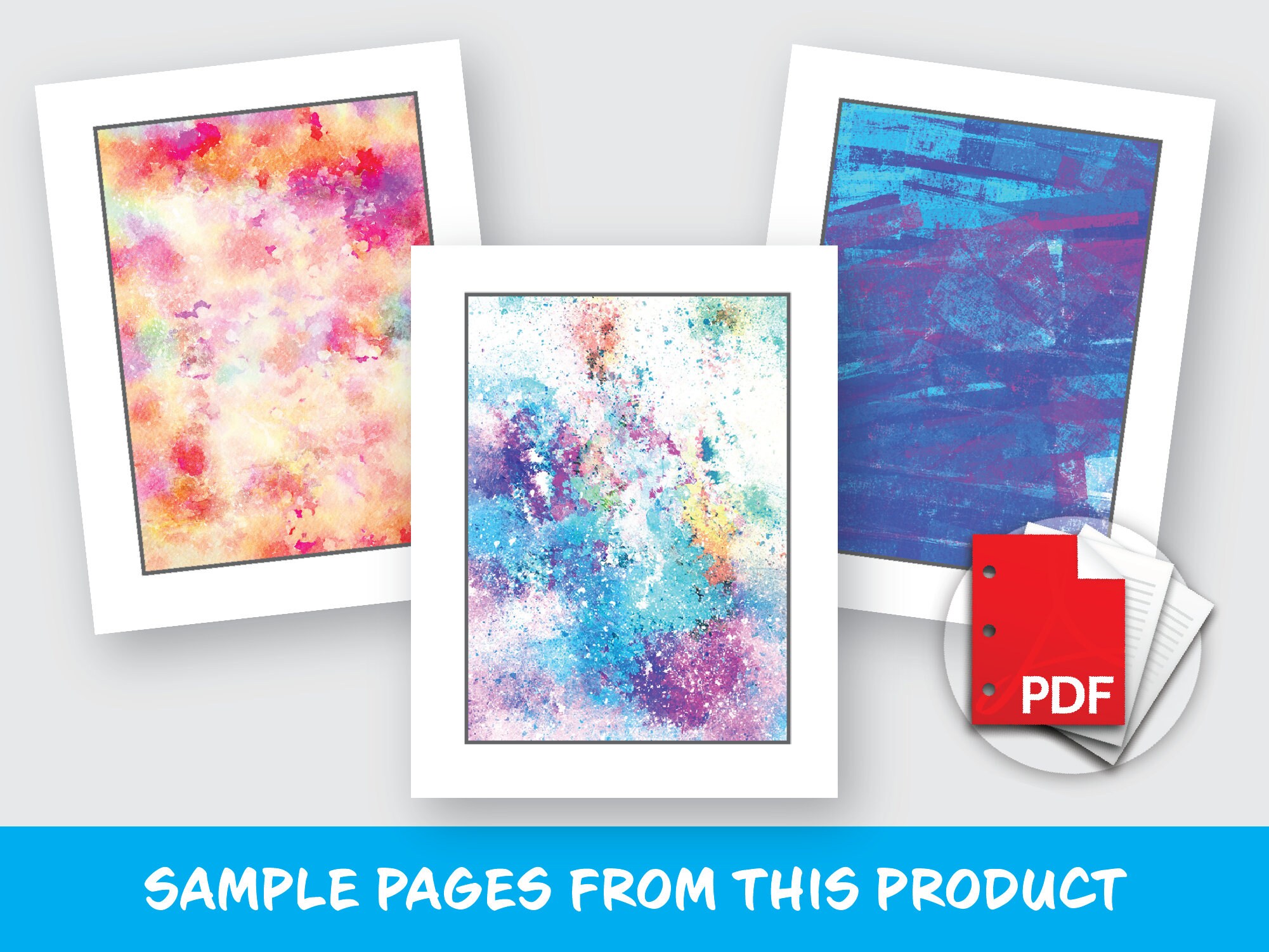 Reverse Coloring Pages Watercolor Abstract Inverse Backwards Adult ...