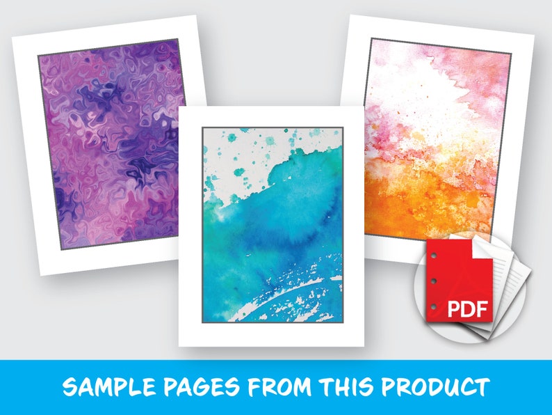 Reverse Coloring Pages Watercolor Abstract Inverse Backwards Adult ...