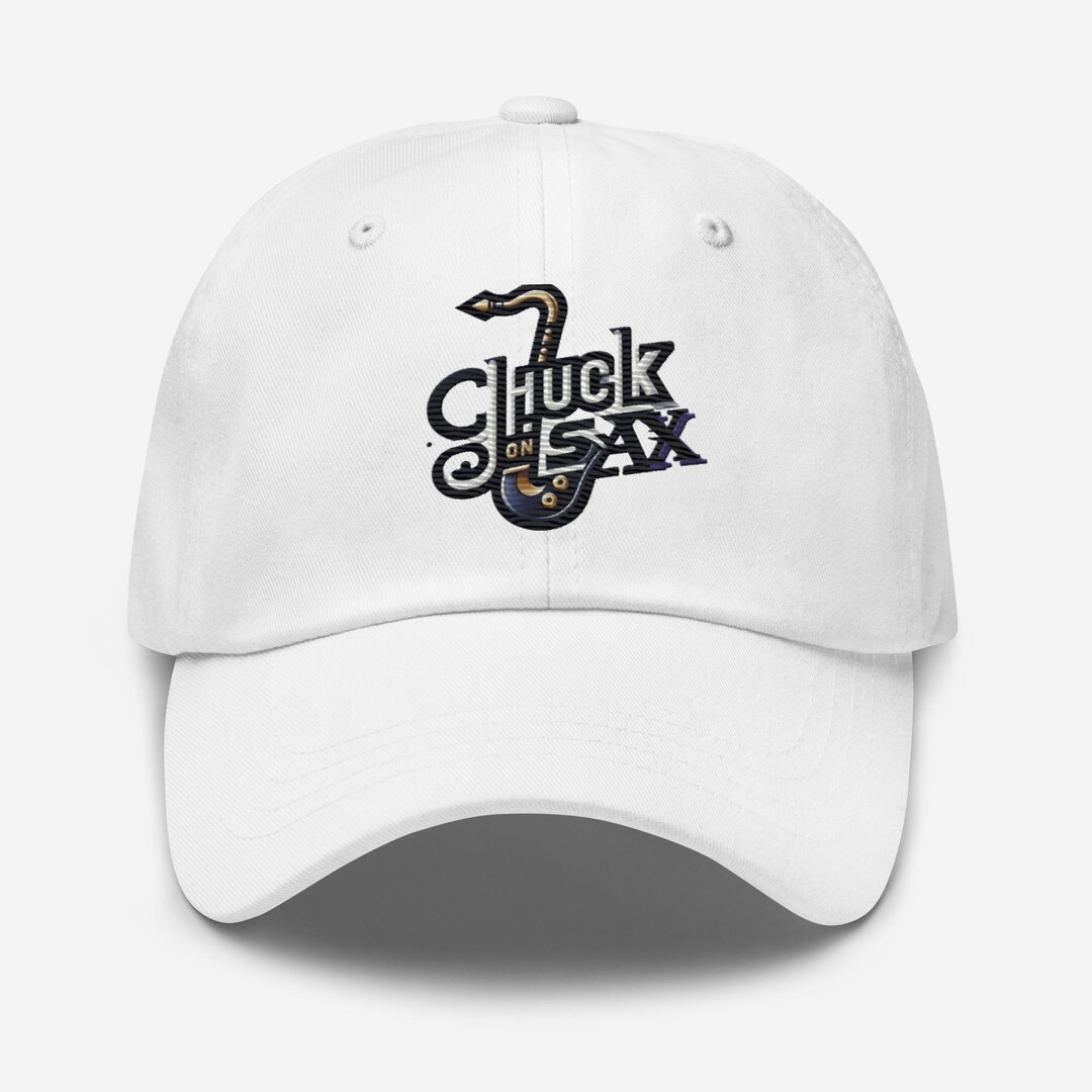 Chuck on Sax Dad Hat - Etsy