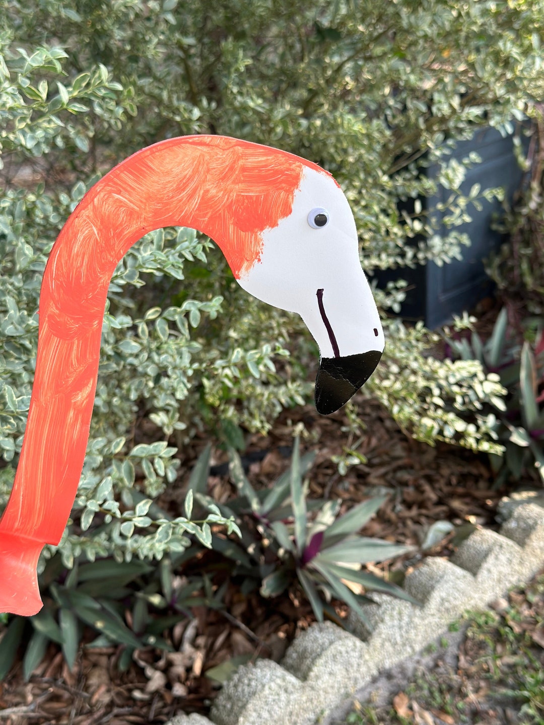 1 Coral Flamingo Bobbing Bird Dancing Balancing Kinetic Sculpture ...