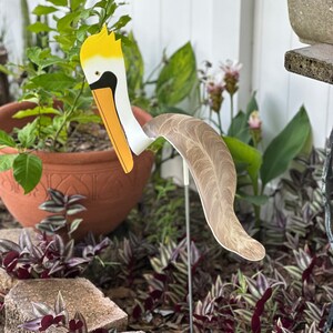 2 Large Bobbing Birds Pick Colors PVC Dancing Balancing Sculpture ...