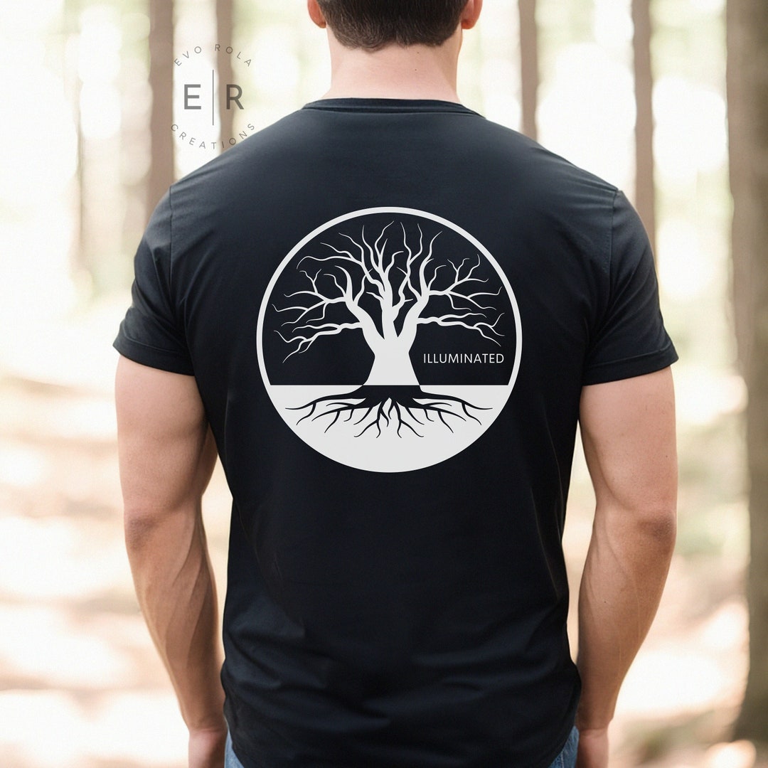 Phoenix and Tree of Life T Shirt Intricate Design Nature Inspired Tee ...