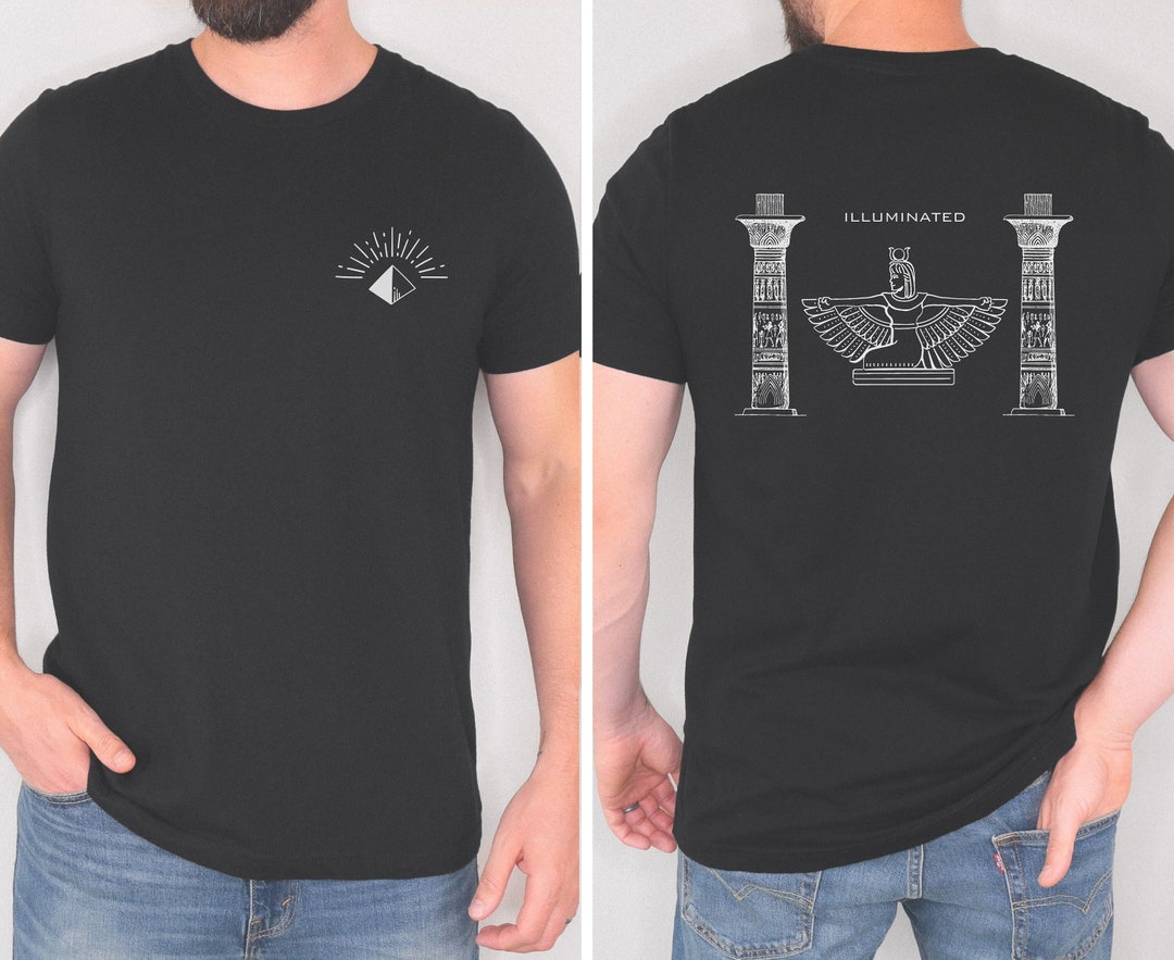 Goddess Isis Unique T-shirt With Intriguing Egyptian Design ...