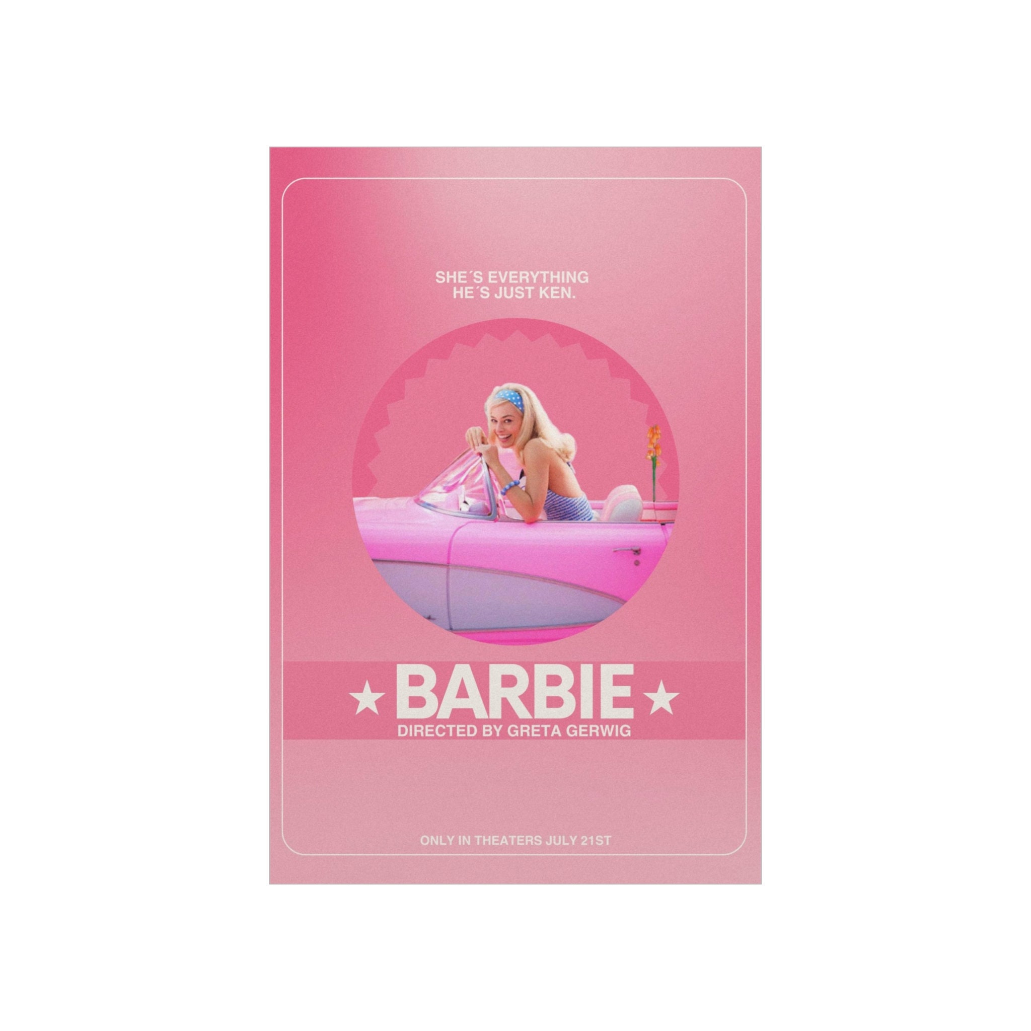 Barbie Movie 2023 Canvas Prints: A Fade-Resistant Way to Show Your Love ...