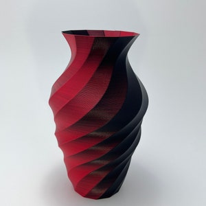 Unique and Elegant 3D Printed Twisted Vase - Handcrafted Art Piece for ...