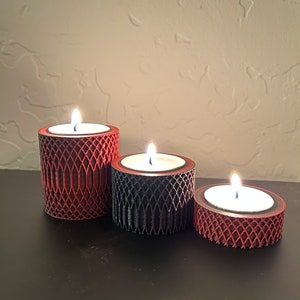 3D Printed Tea Light Candle Holder - Etsy