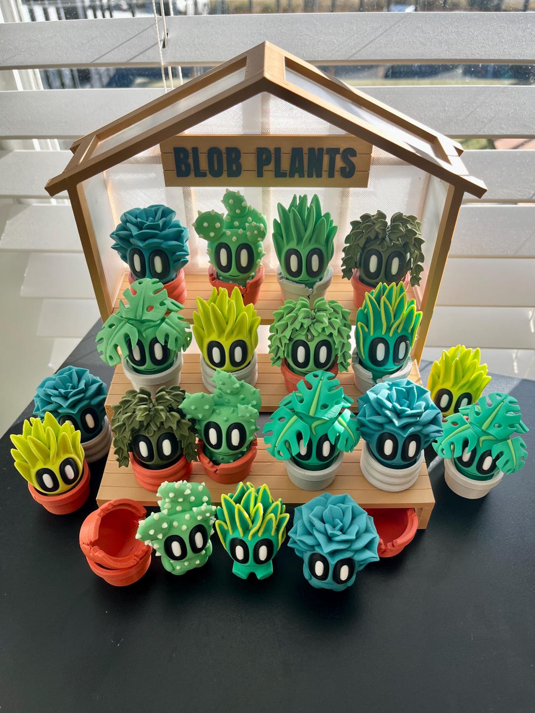 Plant Friends - 3D Printed Blob Plant People - Etsy