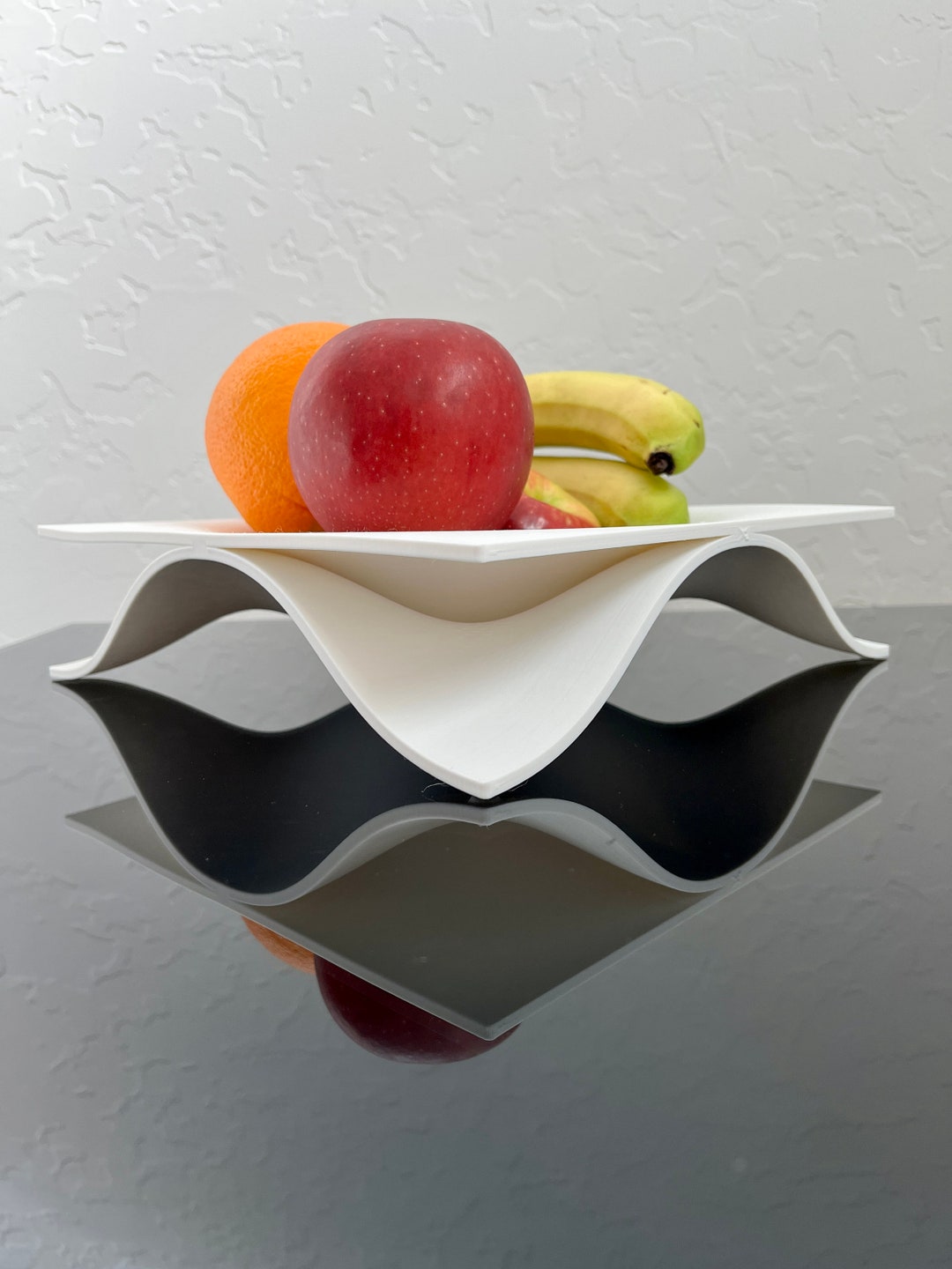 Wavy Fruit Bowl - 3D Printed Catch Tray - Etsy