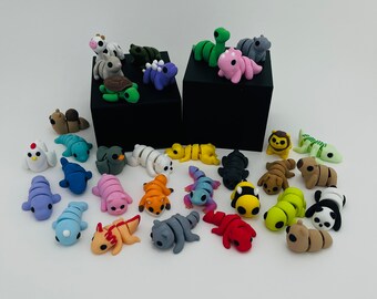 3D Printed Articulated Mini Baby Fox Fidget Friend Animal, Baby Animals ...